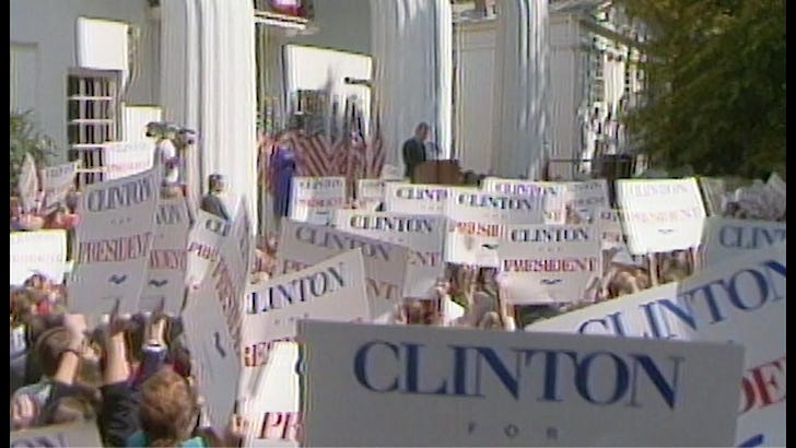 Arkansas History Notecard: Bill Clinton's Election Night 1992