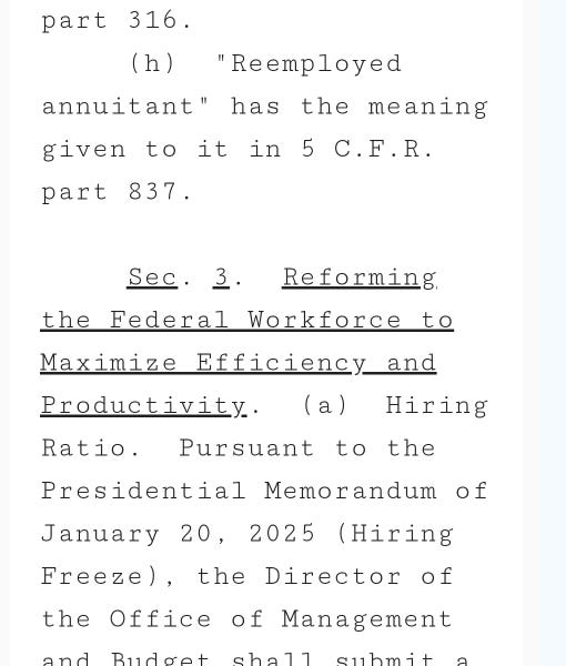 DOGE: Executive Order From President Trump