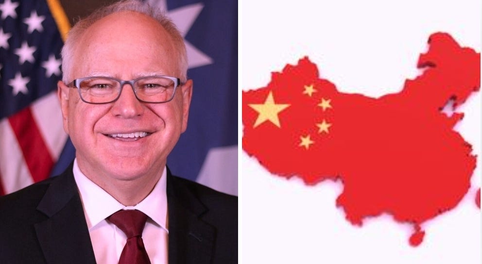 Tim Walz: The Chinese Connection - by Suzi Parker