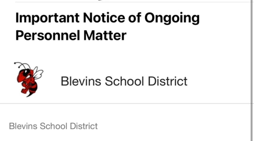 Blevins School District: Allegations "Images Sent To Students"