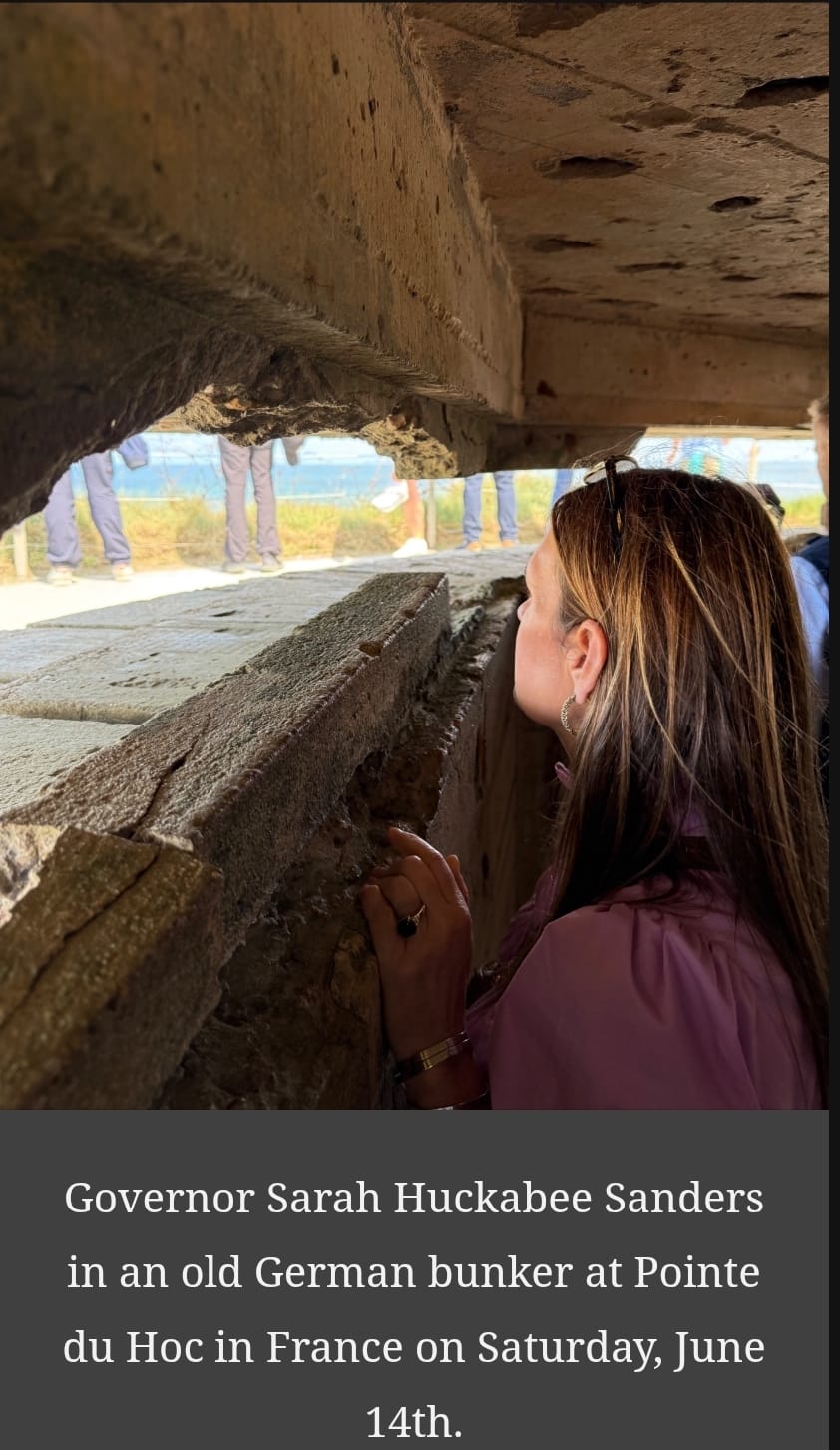 Sarah Huckabee Sanders: Normandy, Israel, Paris Air Show and Arkansas ...